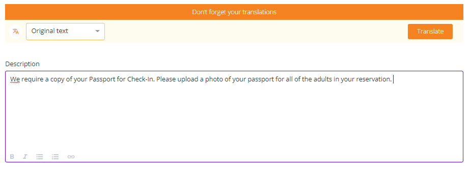 Required Documents – Duve